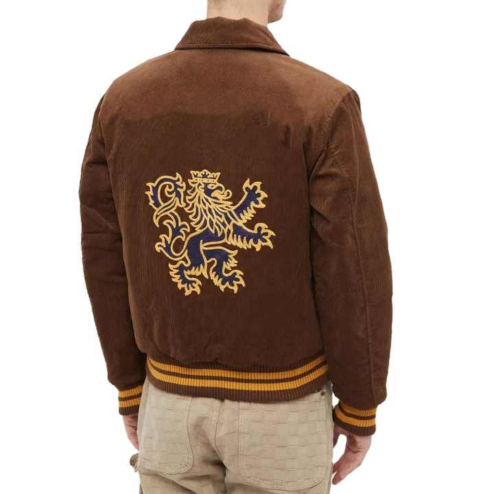 Luxury Custom Letterman Embroidery Collared Corduroy Varsity Jacket ...