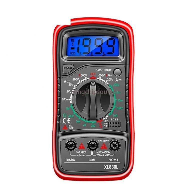 XL830L High Precision Digital Display Multimeter Electrician Multi ...