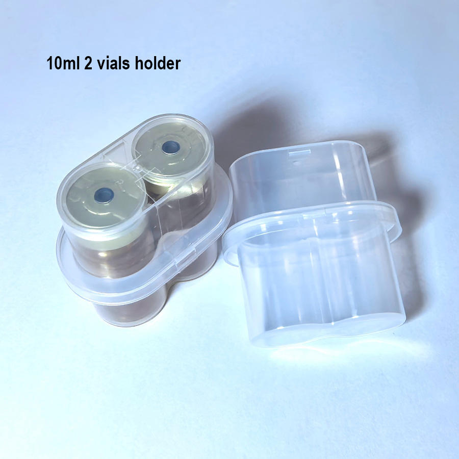 New Arrival Plastic Box 10ml 2 Vials Holder 10ml 2 Slot Peptide ...