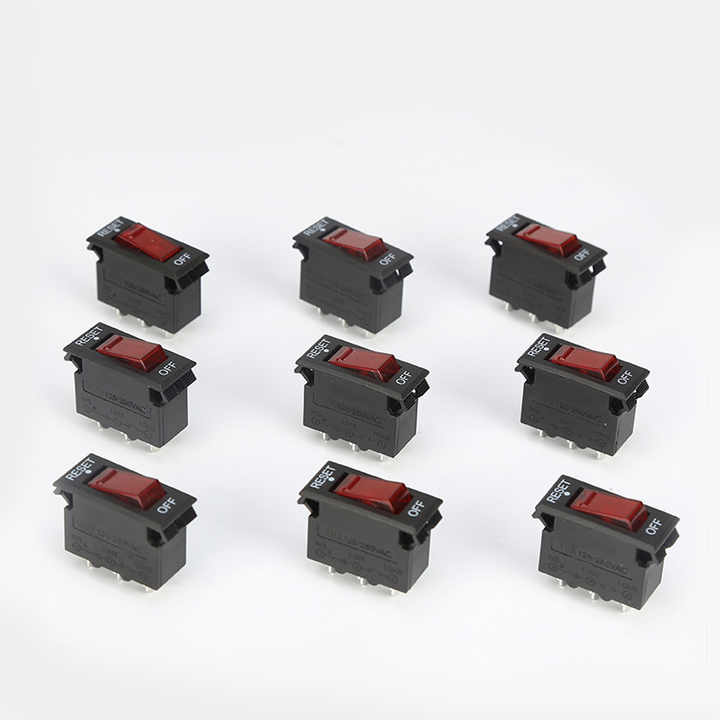 6A/10A/15A 3pin Off/ Reset Overload Rocker Switch Circuit Breaker ...