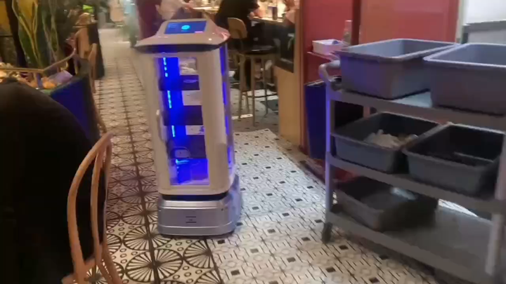 Autonomous Delivery Robot Restaurant Waiter Service Robot For ...
