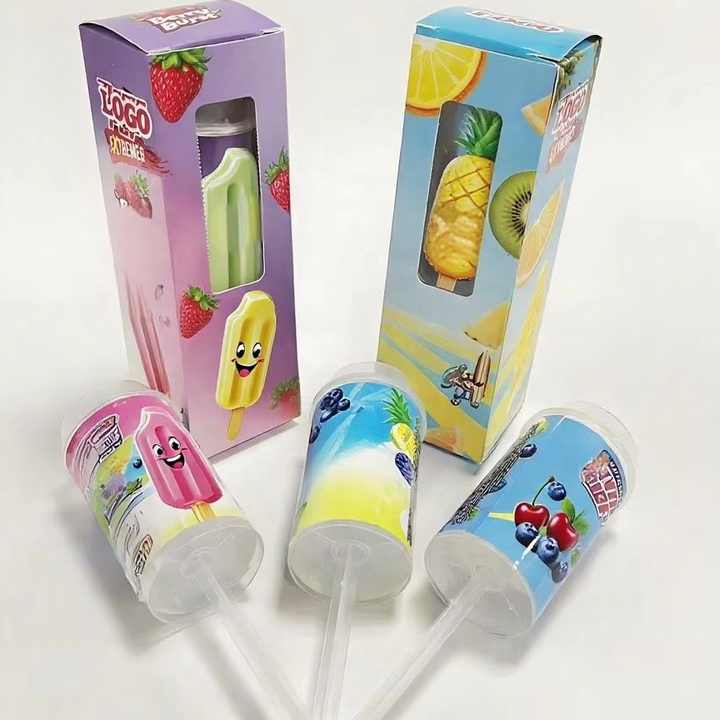 Hot Selling 3.5g Push Pop Container Resealable Holographic Effect Push ...