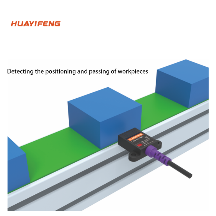 HUAYIFENG Flat Photoelectric Sensor 1.5m Range NPN Output with ...