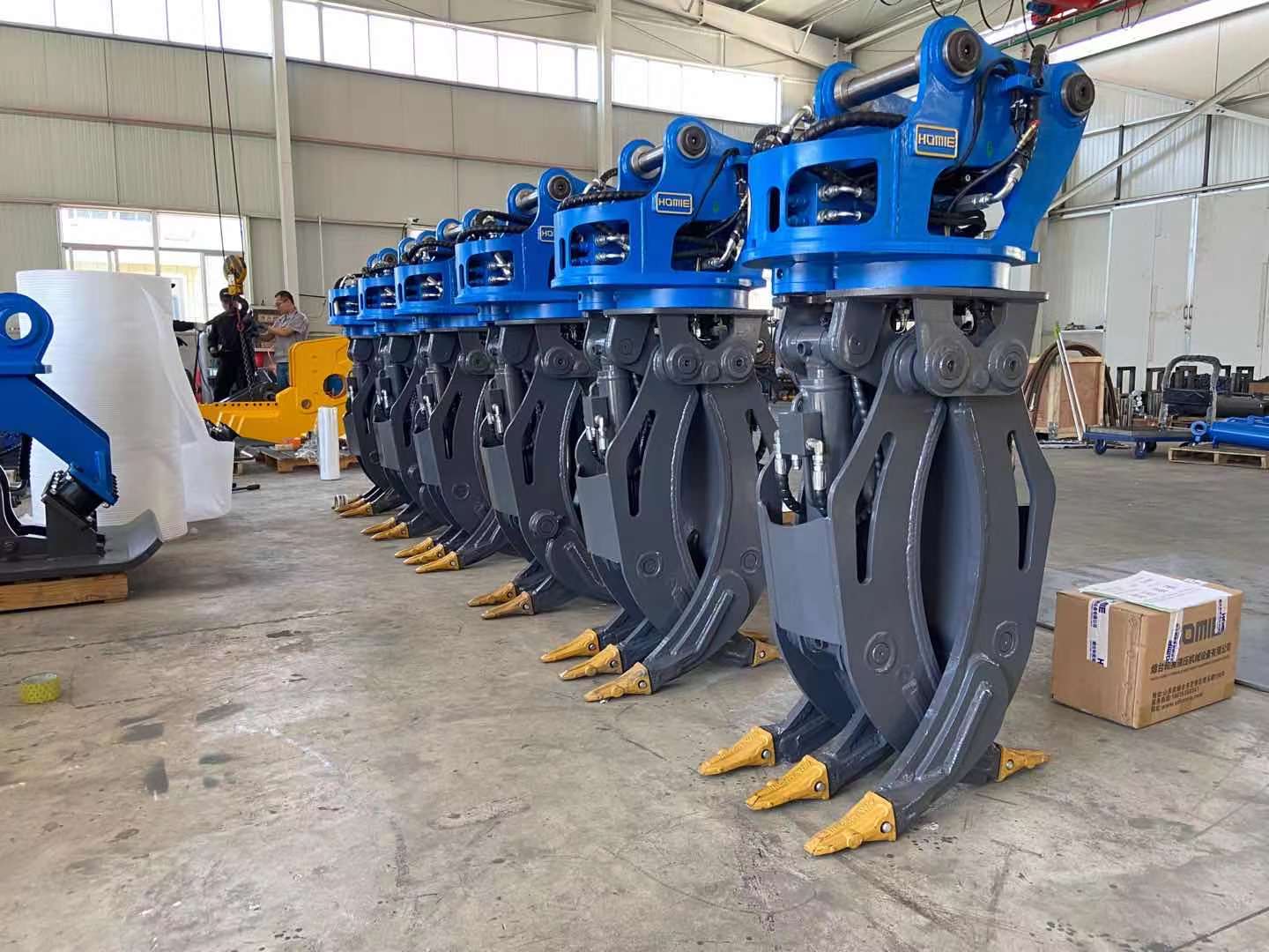 Excavator Hydraulic Swivel Log Grapple Set for 20 Ton Excavator ...