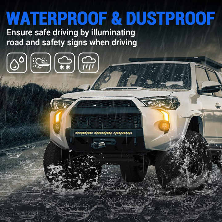 Raymond DRL Running Daytime LED Fog Light Frame Bezel Kit Fog Lamp ...