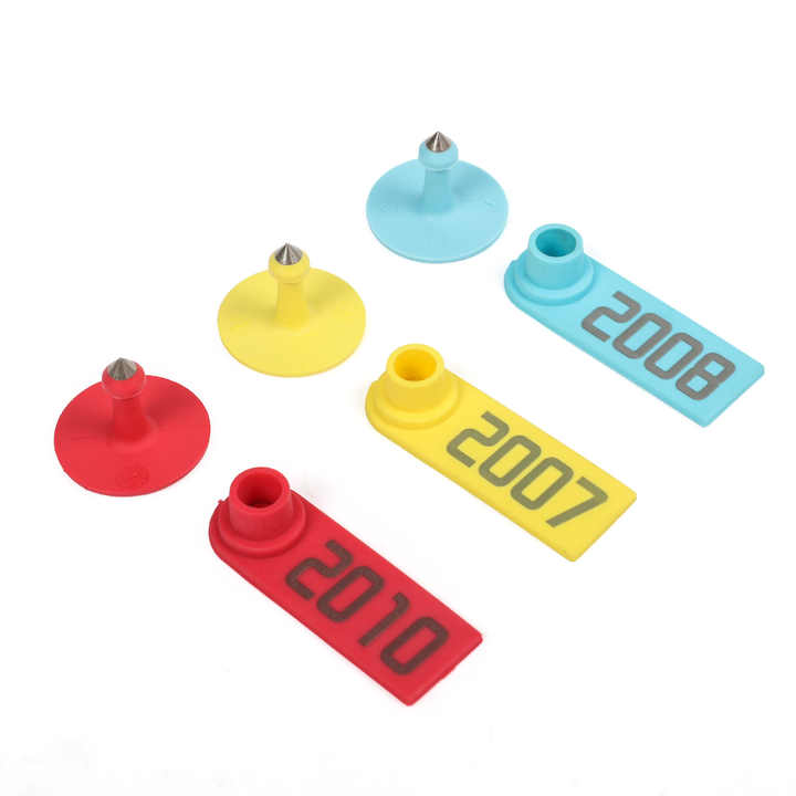 Cattle Ear Tags with 001-100 Numbers Large 1-Piece Z Livestock Ear Tags ...