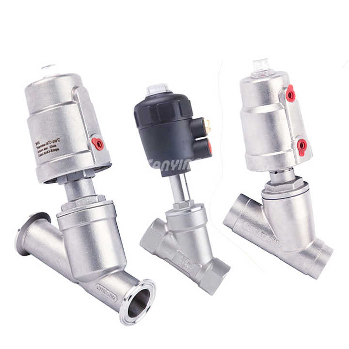 2/2 Way Piston Threaded Angle Seat Valve with High Temperature Media ...