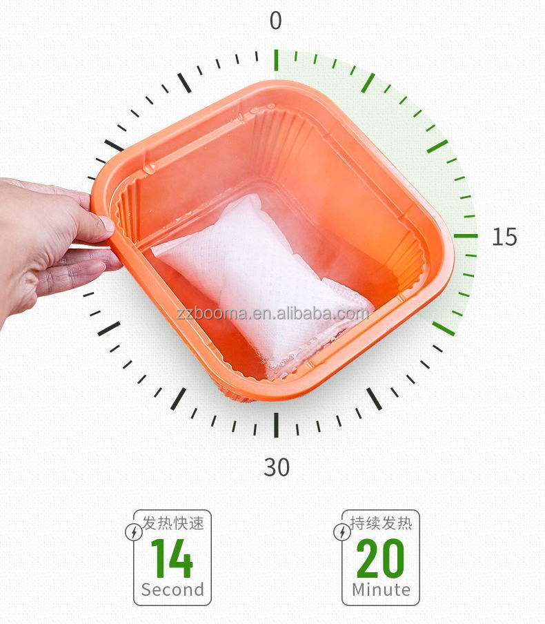 Outdoor Quick Pack Food - Disposable Self-Heating Lunch Box