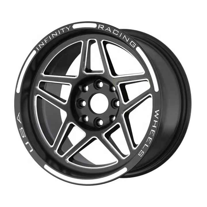 Delta Drag Race Staggered 15x4 15x7 15x8 Alloy Racing Wheels With Black ...