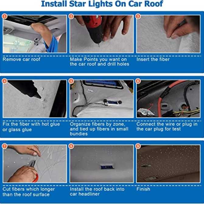 Starry Sky Car 4 Meter LED Kit - 10W RGBW Twinkle Lights