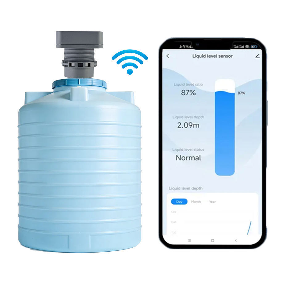 Ultrasonic Level Monitor IP67 Waterproof Non Contact Liquid Solid ...