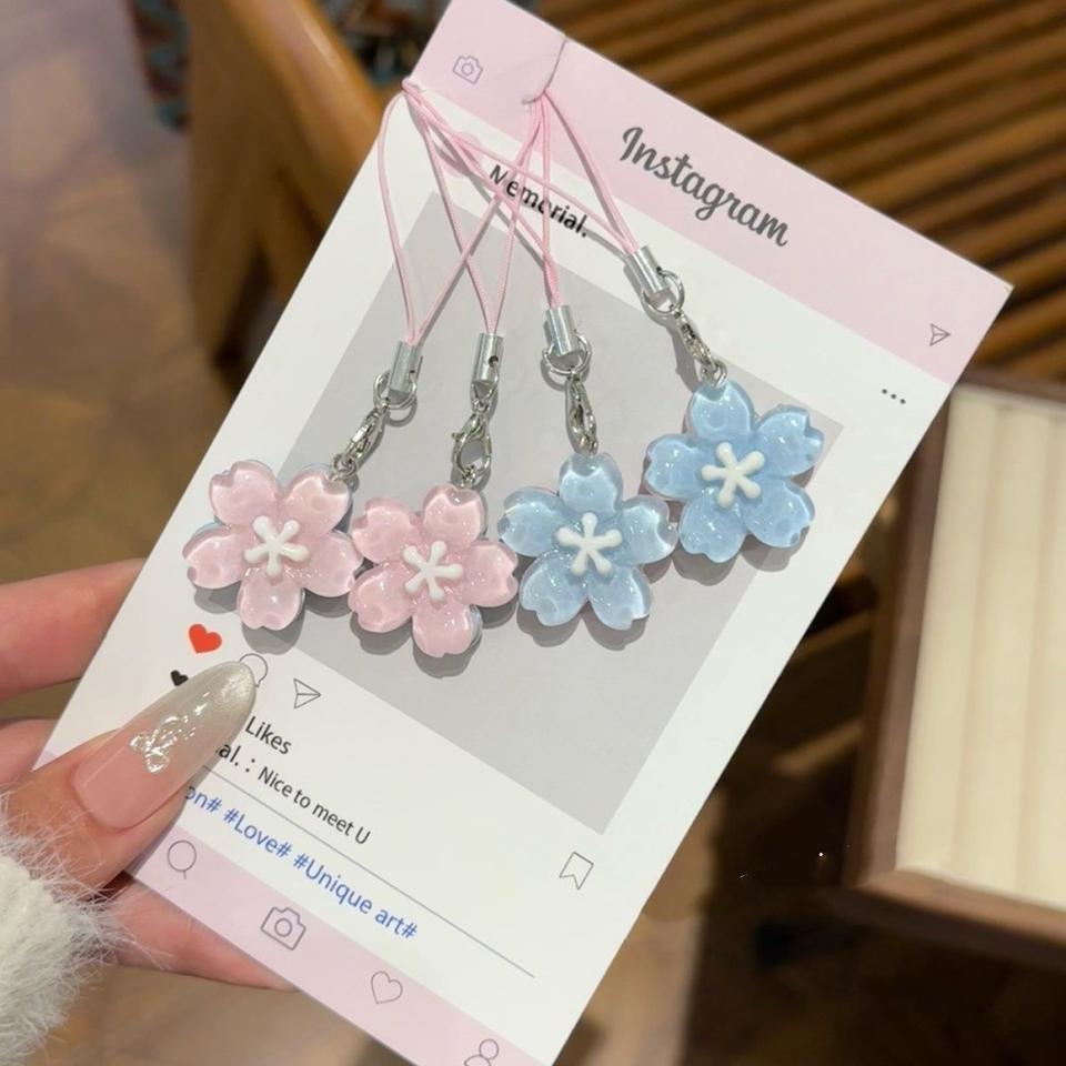 Sakura Flower Keychain Pendant for Handbag Accessories Stylish Cute ...