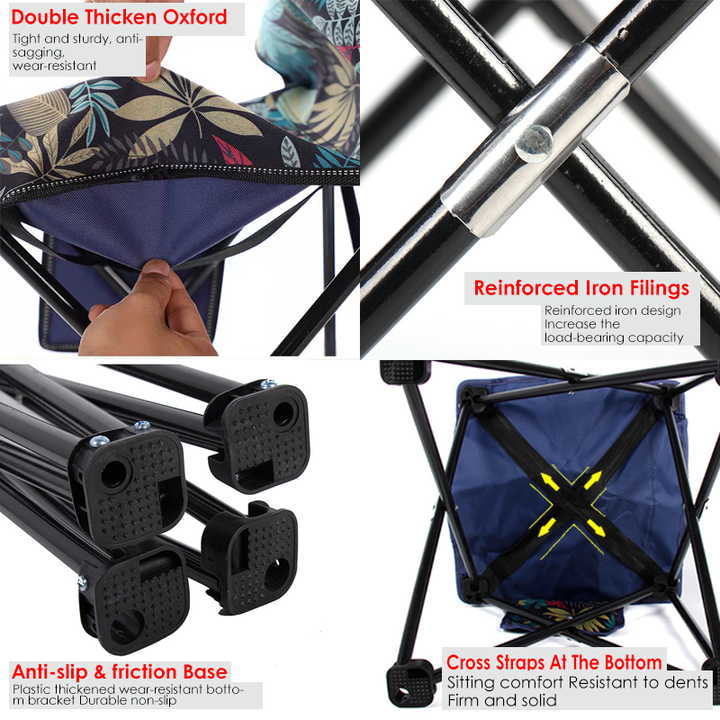 MEIAO Camping Folding Outdoor Portable Table & Chair Set