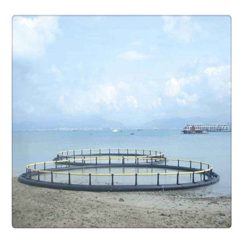 HDPE Material Aquaculture Fish Farming Circular Fish Cage System with ...