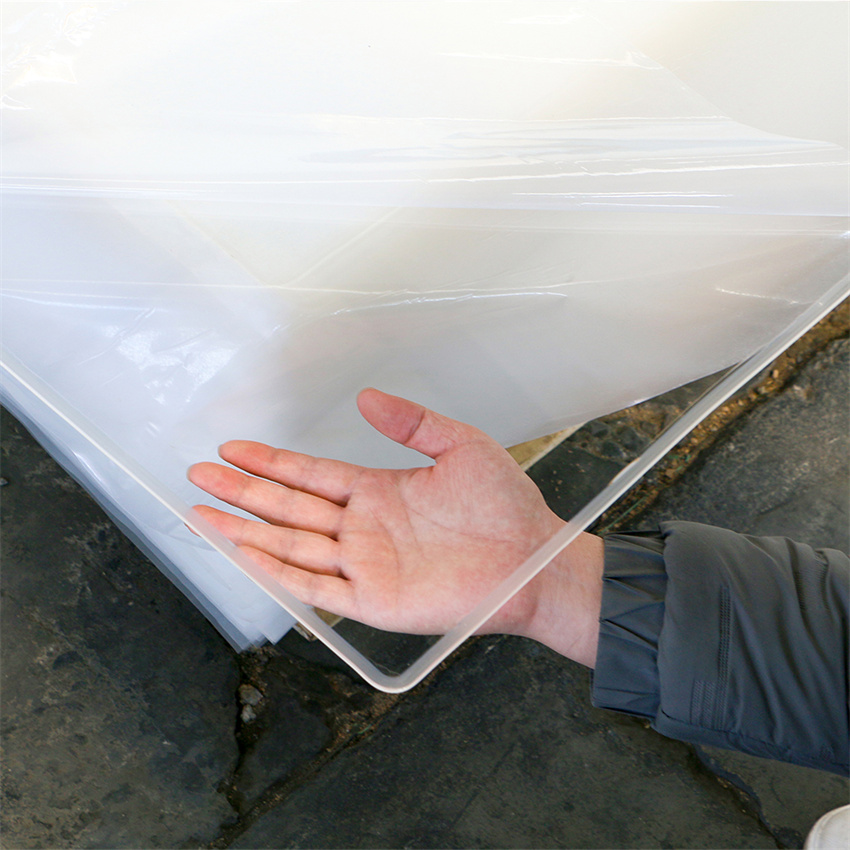 Transparent Black Plexy Glass Sheet - 4x8ft Acrylic