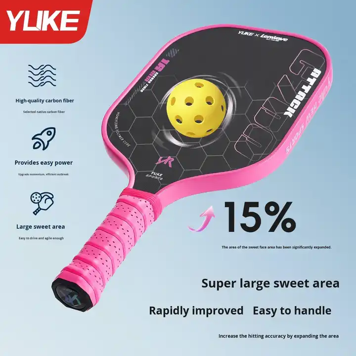 Professional Carbon Fiber Pickleball Racket for Adults and Children ...