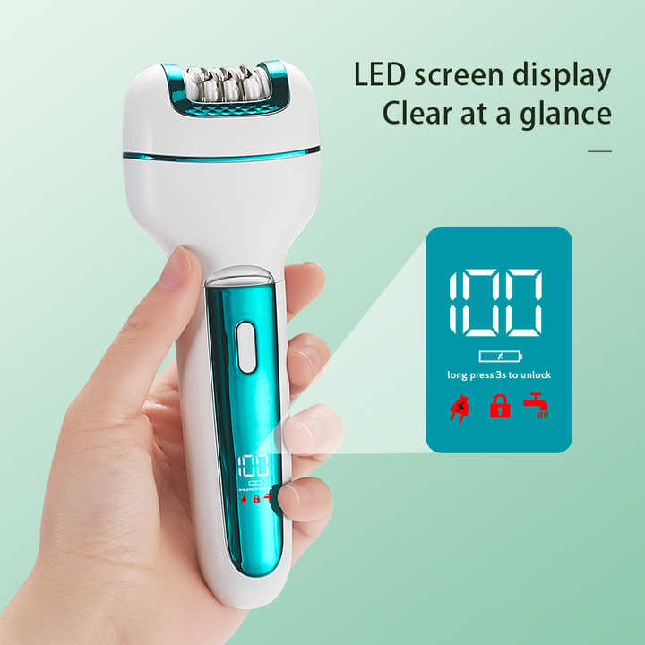 3-in-1 Epilator Body Hair Removal Device - Cordless & Rechargeable