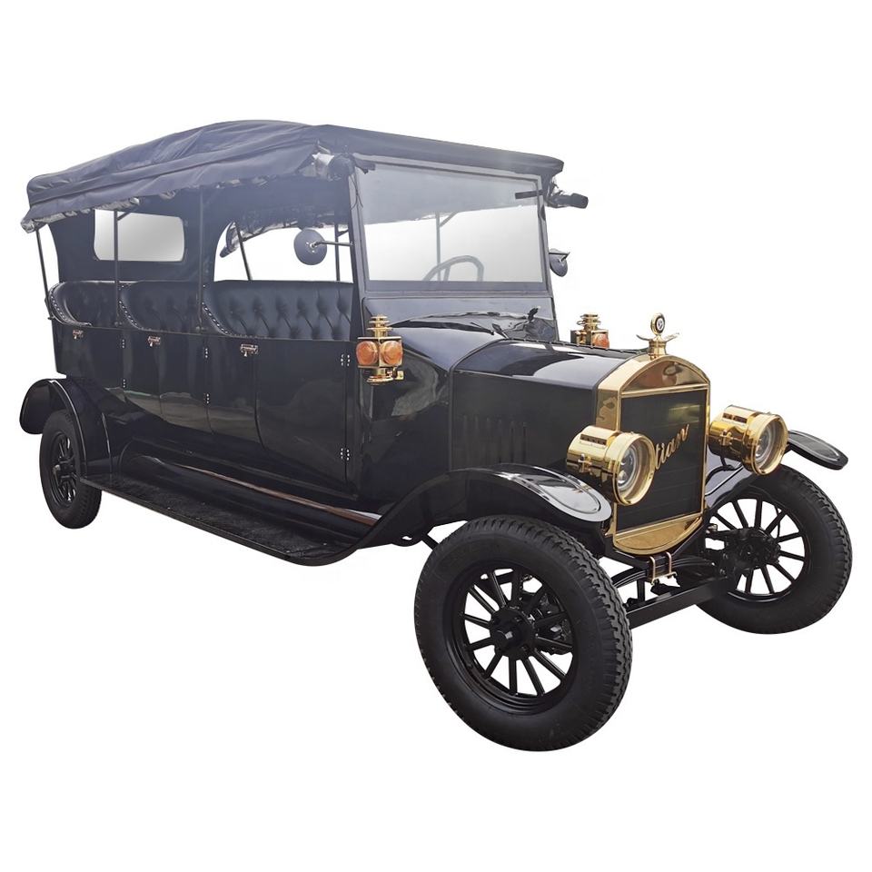 Vintage Electric Golf Cart Model T with 7-8 Seats for Sale ODM