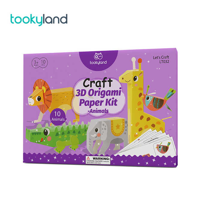 3d Origami Paper Craft Kit for Kids Hand-eye Coordination and Cognitive ...
