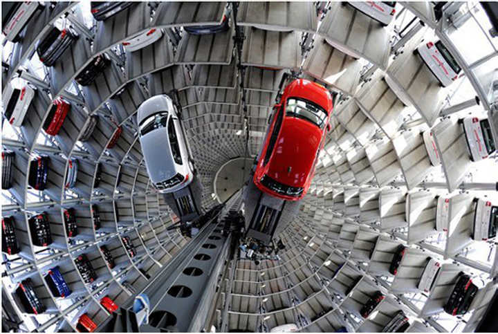 Car Turntable Rotating Sedan Garage Mechanical Rotary Parking System ...