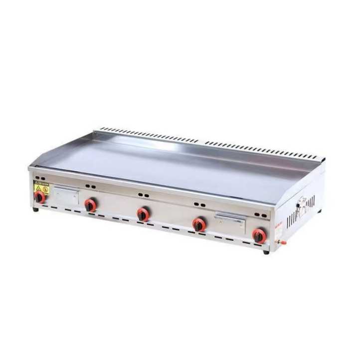 Large Stainless Steel 1200mm Gas Flat Grill, Flat Grill Frame, Cast ...