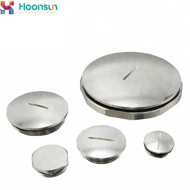 PG11 Round Head Blind Plug - IP54 Waterproof Metal Hole Stop Plug
