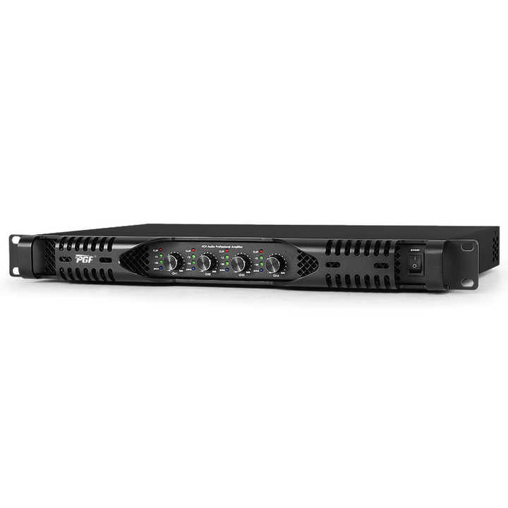PGF D41300 - 4 Channels, 1300W Class D Amplifier for Pro Audio
