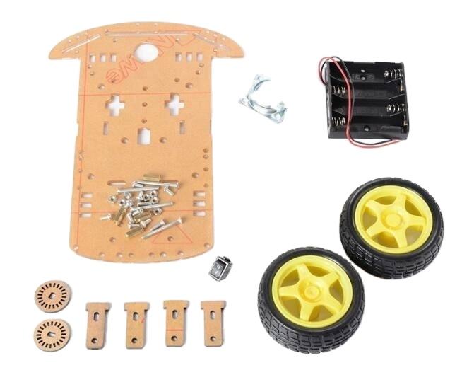 2 Wheel Smart Car Chassis Tracing Car With Belt Encoder and Strong ...