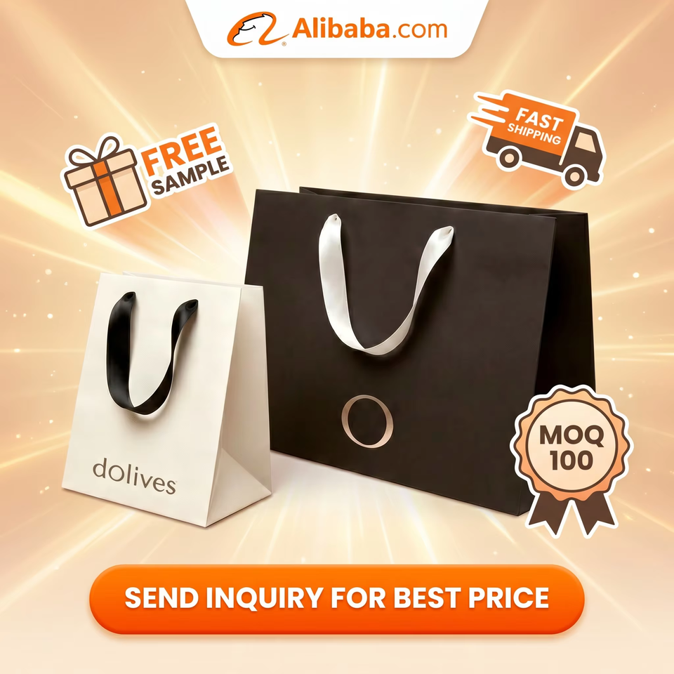 Custom Luxury Paper Bag Small Gift Bag Jewelry Packaging Perfume Box ...