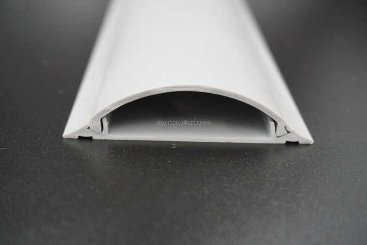 PVC Floor Trunking System/Good Insulation Half Round Curve Pvc Arc ...
