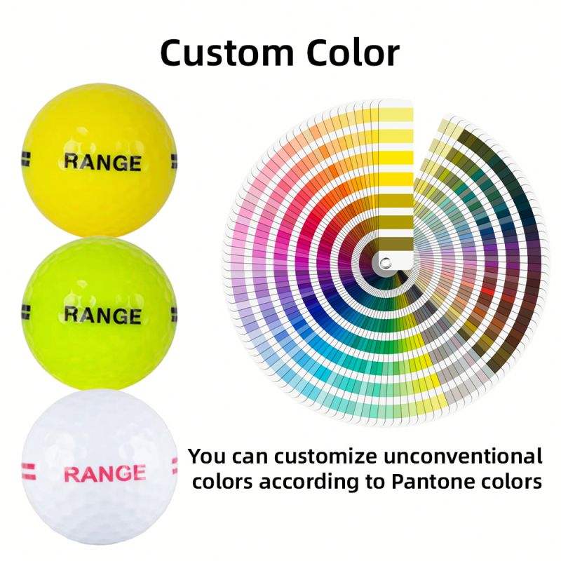 Wholesale Custom Logo Bulk Cheap Practice Ball Golf Driving Range Ball ...