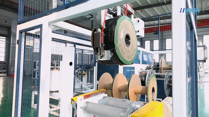 HWYAA 16mm Flat Drip Irrigation Tape Pipe Making Machine with Rewinding ...