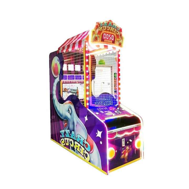 Guangzhou Factory Coin Operated Game Machine Crazy Circus Arcade Ticket ...