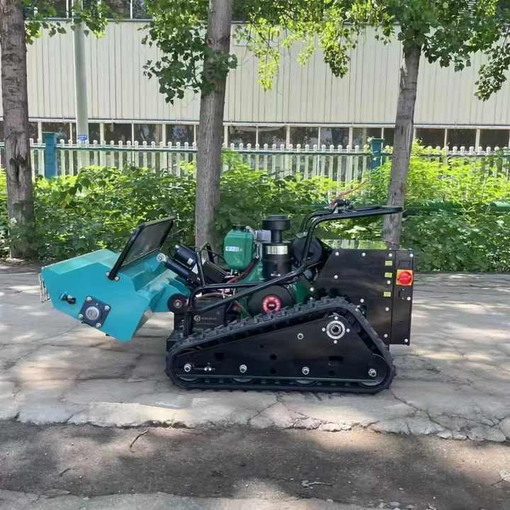 Powerful Agricultural Robot Lawn Mower with Diesel Engine & Remote ...