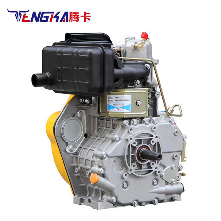 173f Air-Cooled 4-Stroke Recoil Start Diesel Engine Single Cylinder 5HP ...