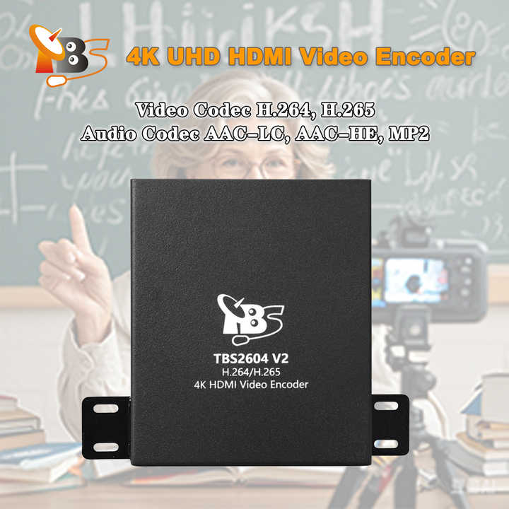 UHD 4K HDMI to IP Encoder Modulator - H.265 & H.264 Video