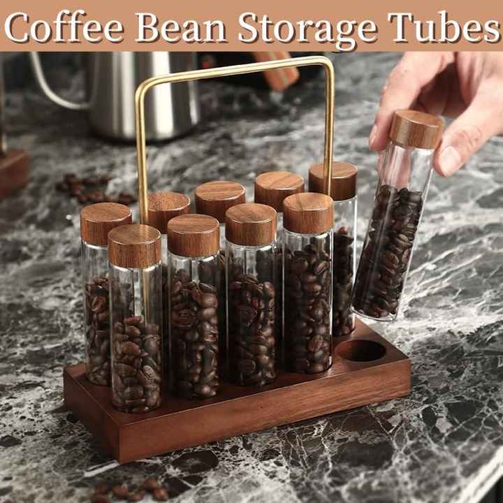 Single Dose Coffee Bean Storage Tubes - Sustainable & Durable