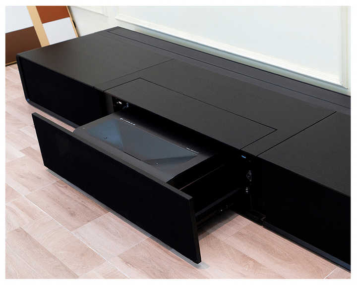 Custom Home Cinema UST Projector Cabinet - 100 Inch Screen