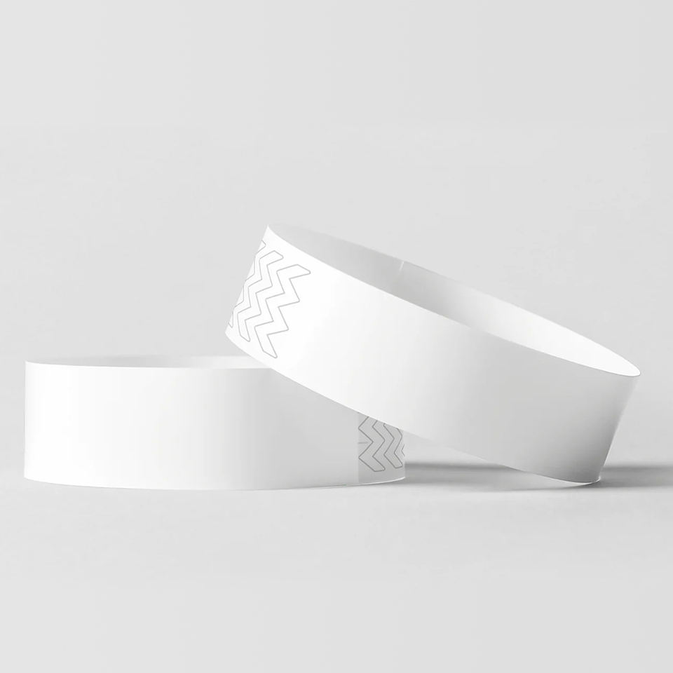 Custom Exhibition Identification Hand Band - Durable Tyvek