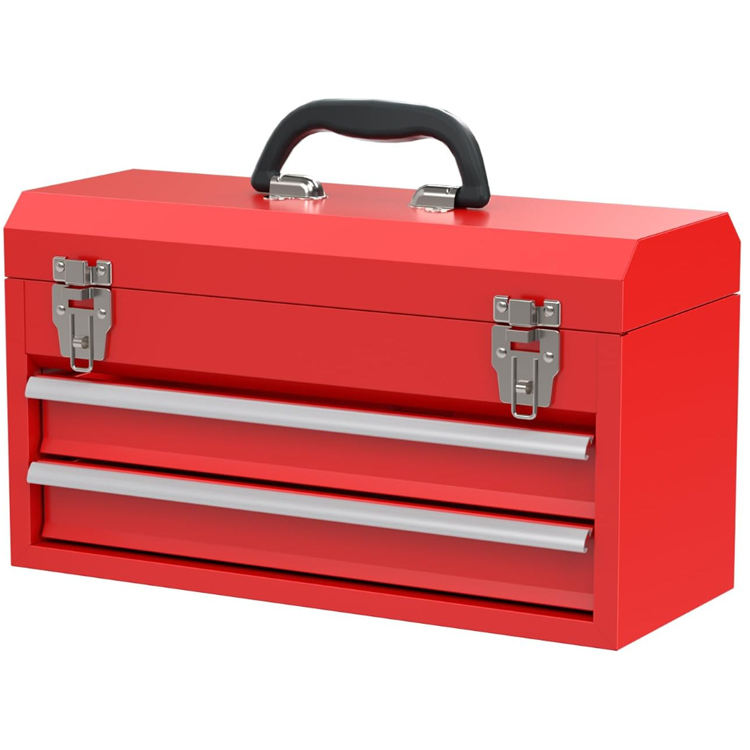 Portable Metal Drawer Tool Storage Box - Organize Efficiently