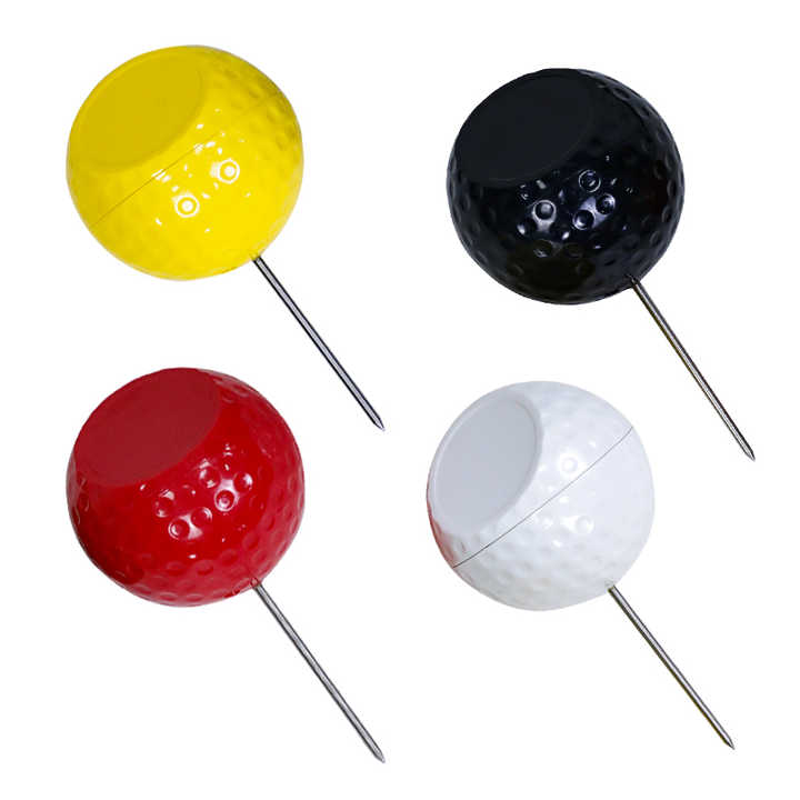 KONDAY Golf Course Supplies Dimple Tee Marker Multi-color Durable ABS ...