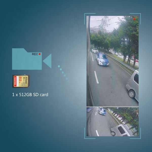 STONKAM ECE R46 12.3 Inch HD Rearview Mirror Camera for Bus Truck