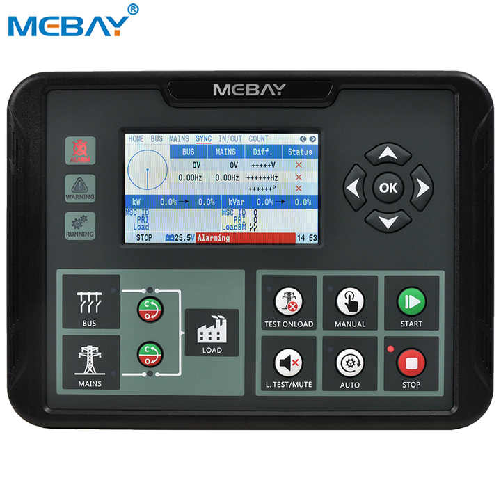 Mebay Bus Tie Mains Generator Auto Synchronizer DC110D