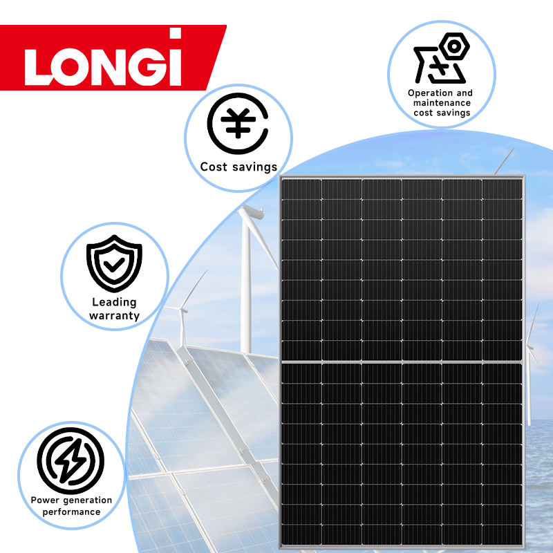 Longi 405W 410W 415W 420W 425W Solar Panel High-Efficiency for ...