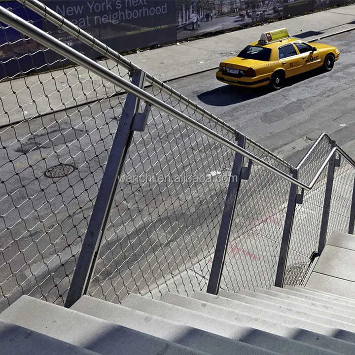 Hot Sale Custom Ferrule Type Inox 316 Wire Rope Net Flexible Stainless ...