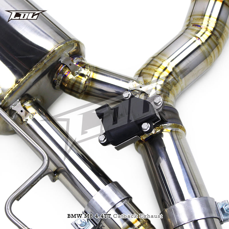 BSK Titanium Pipes Catback Exhaust for BMW M8 F91/F92/F93 4.4T 2019 ...