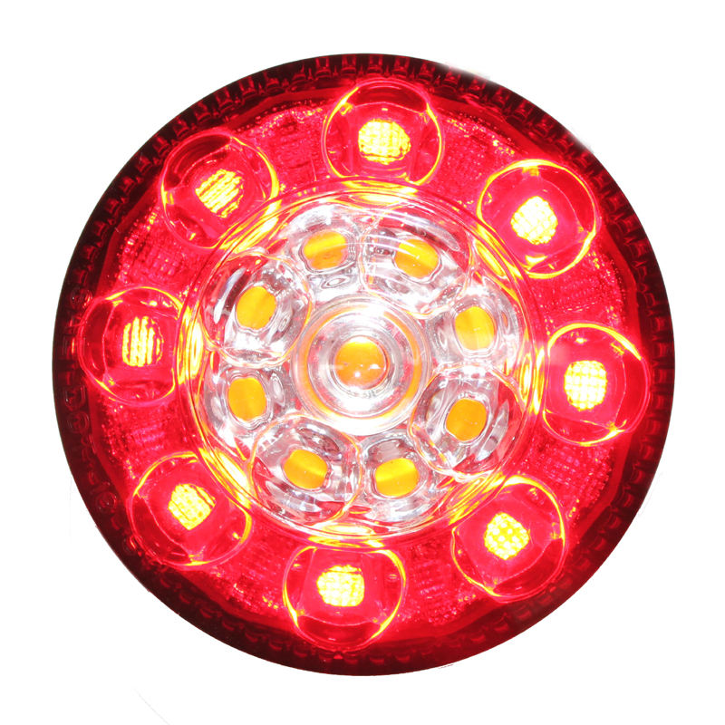 KS18-046 Series 12V IP65 80mm Round LED Light, Indicator Tail Stop ...