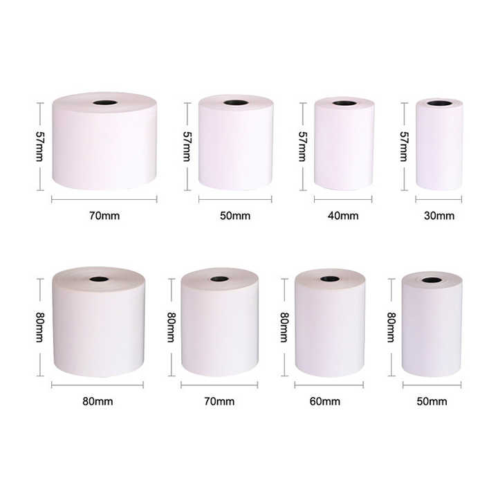 Manufacturer ATM Receipt 57 mm 2 1/4 57x30 57x38 57x40 Till Roll Pos ...