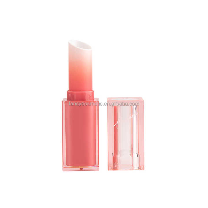 Wholesale Square Lipstick Tube Plastic Transparent Lip Balm Tube ...