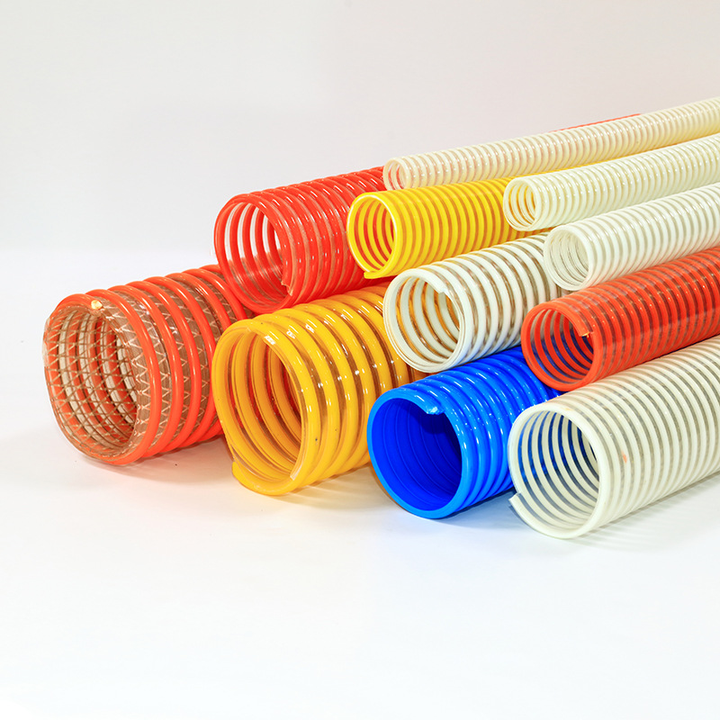 YSS PVC Flexible Spiral Reinforced Vacuum Suction Hose PVC Mining Hose ...